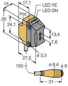 Turck QS18VN6FPQ senzor za optička vlakna