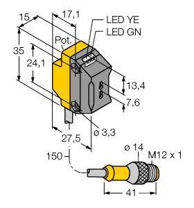 Turck QS18VN6FPQ5 senzor za optička vlakna