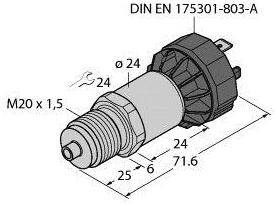 Turck PT10R-1020-I2-DA91 prenosnik pritiska