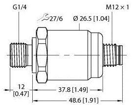 Turck PT0.3R-1504-I2-H1143/D840 prenosnik pritiska