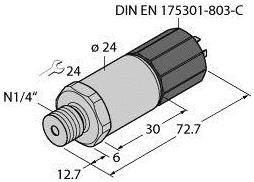 Turck PT250R-2003-U2-DC91 prenosnik pritiska