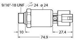 Turck PT250R-2121-U6-DT043P prenosnik pritiska