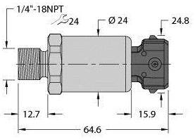 Turck PT600R-2103-I2-AMP3J1 prenosnik pritiska