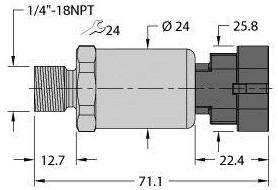 Turck PT600R-2103-I2-AMPS1.5 prenosnik pritiska