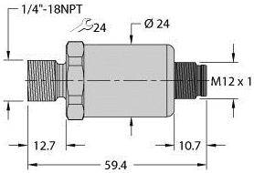 Turck PT600R-2103-I2-H1143 prenosnik pritiska