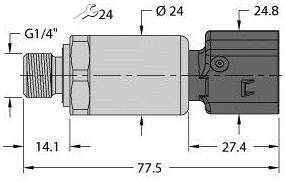 Turck PT600R-2104-I2-KO28A2 prenosnik pritiska