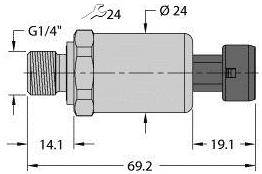 Turck PT600R-2104-I2-MP11 prenosnik pritiska