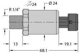 Turck PT600R-2110-I2-MP11 prenosnik pritiska