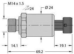 Turck PT600R-2119-I2-MP11 prenosnik pritiska