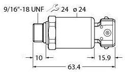 Turck PT600R-2121-I2-AMP3J1 prenosnik pritiska