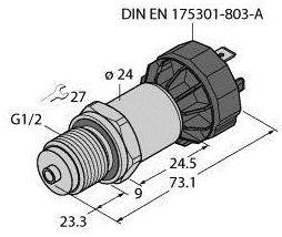 Turck PT6R-1008-U1-DA91/X prenosnik pritiska