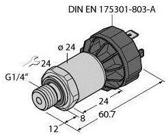 Turck PT25R-1004-I2-DA91/X prenosnik pritiska