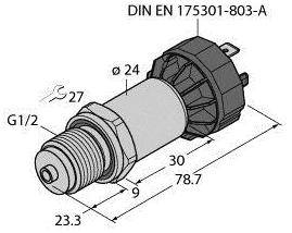 Turck PT25R-2008-U1-DA91/X prenosnik pritiska
