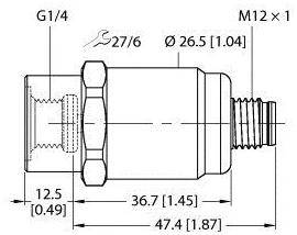 Turck PT0.25R-1001-I2-H1141 prenosnik pritiska