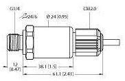 Turck PT6R-2004-I2-CM2.0/O prenosnik pritiska