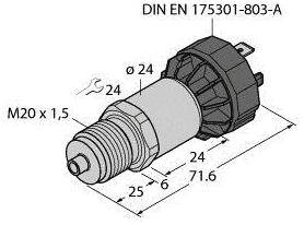 Turck PT16R-1020-I2-DA91/X prenosnik pritiska