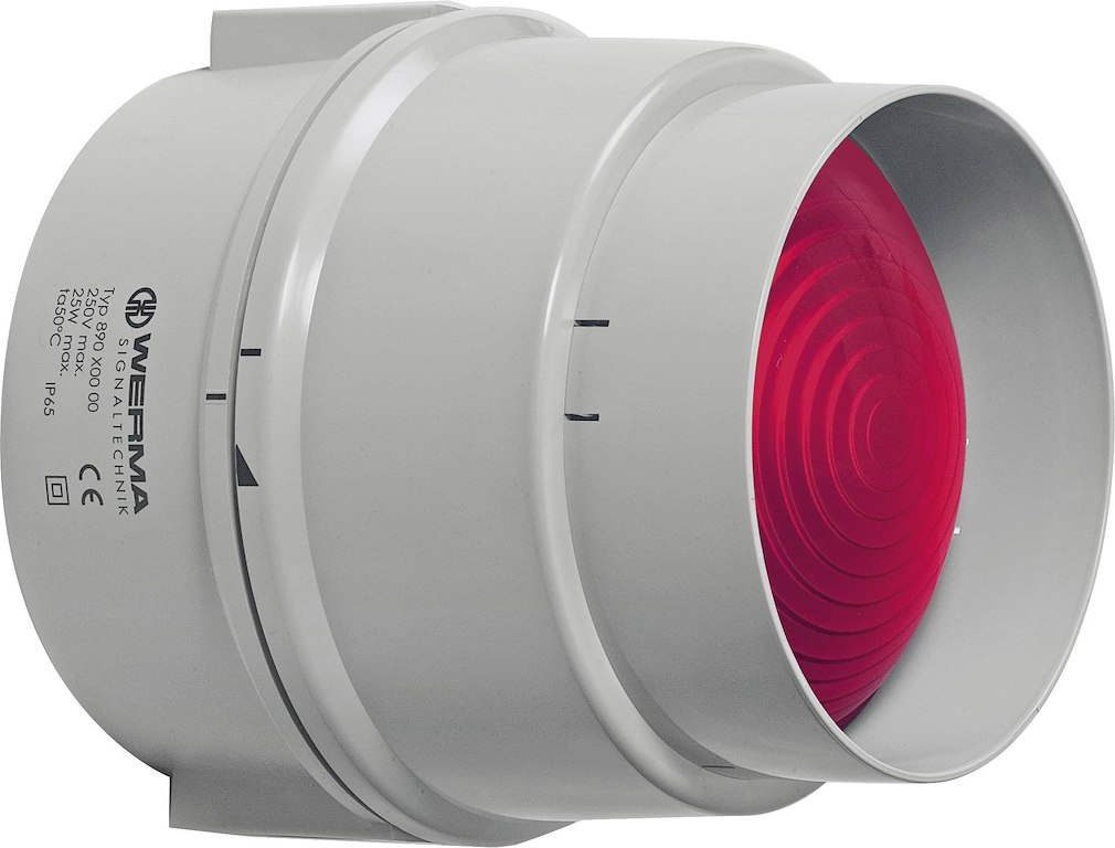 Werma Signaltechnik 89010000 upozoravajuća signalna lampa crvena