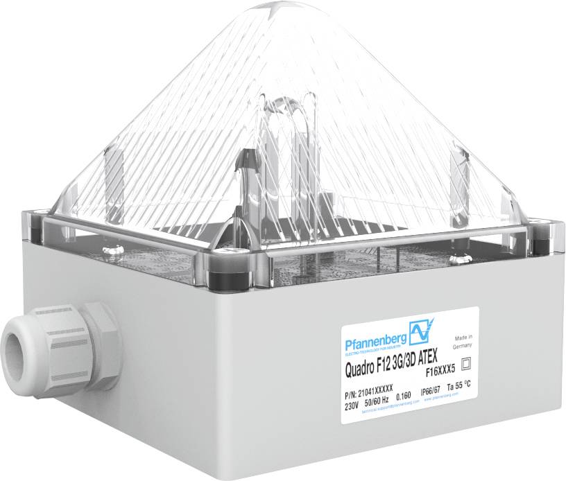 Pfannenberg QUADRO F12-3G/3D 24 DC CL treperava lampica