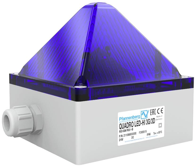 Pfannenberg QUADRO LED-HI 3G/3D treperava lampica plava