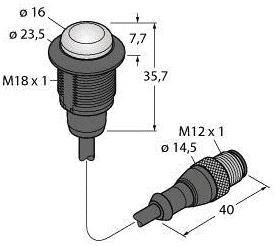 Turck S18LYXXPQP rotaciona signalna lampa