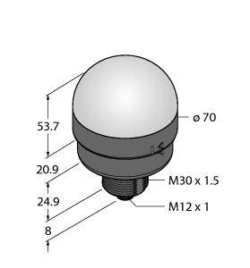 Turck K70LBGYRPQ rotaciona signalna lampa