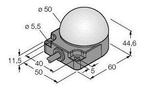 Turck K50FLGRYB4P rotaciona signalna lampa