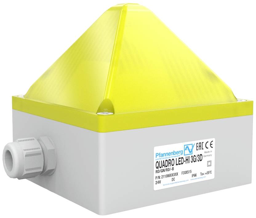 Pfannenberg QUADRO LED-HI-3G/3D HV YE treperava lampica