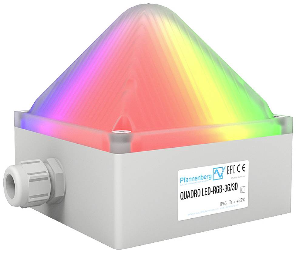 Pfannenberg QUADRO LED-RGB-3G/3D LV treperava lampica