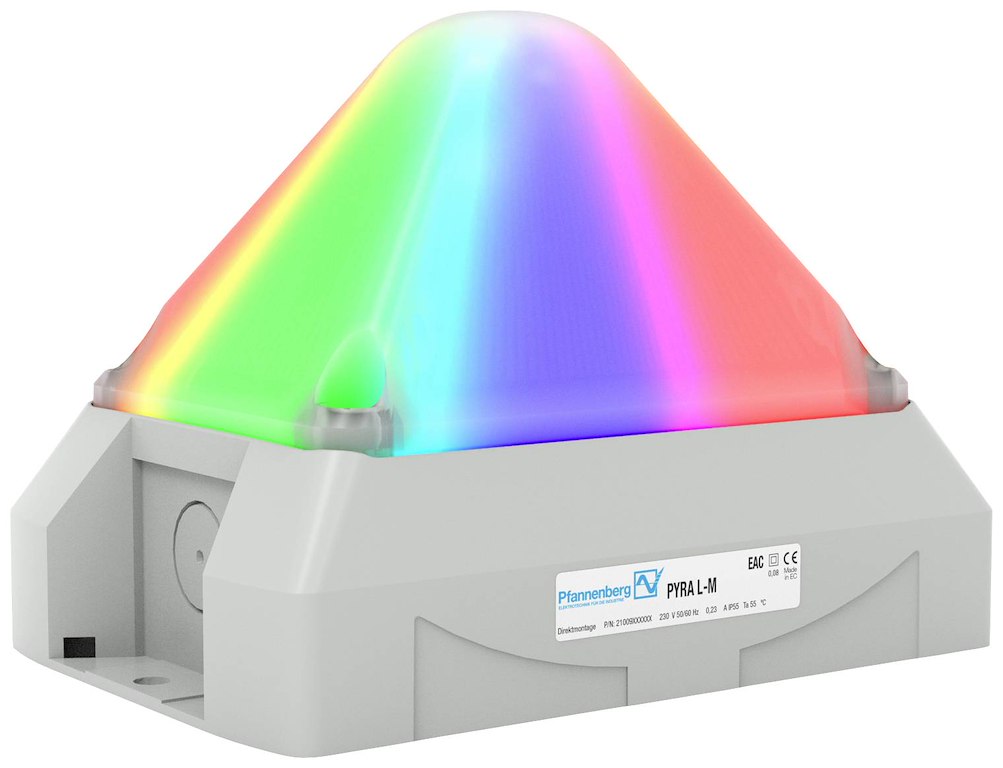 Pfannenberg PY L-M 95-265V AC RGB 7035 upozoravajuća signalna lampa