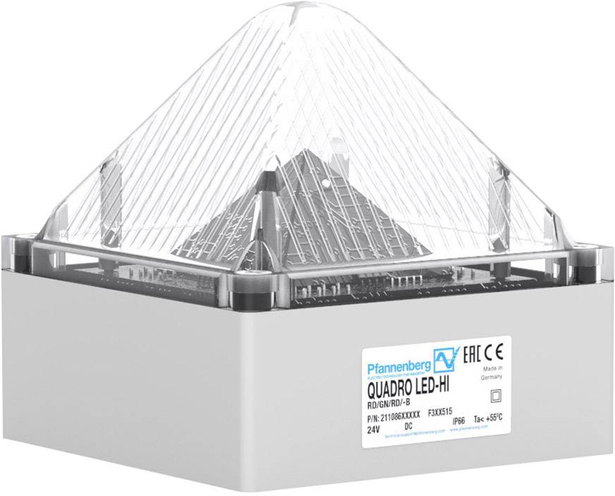 Pfannenberg QUADRO LED HI 90-253 AC CL upozoravajuća signalna lampa providna