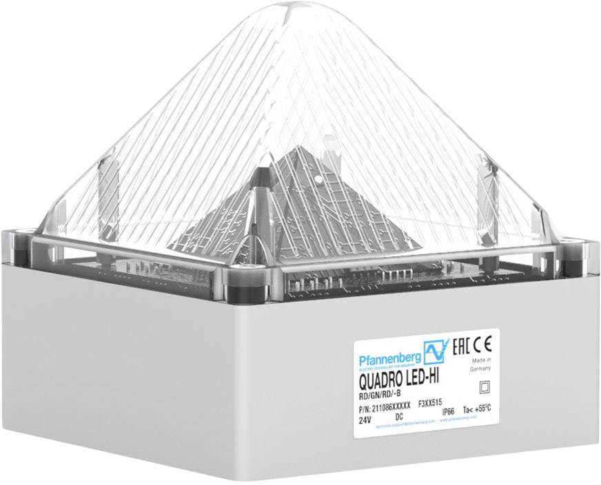 Pfannenberg QUADRO LED HI DC CL upozoravajuća signalna lampa providna