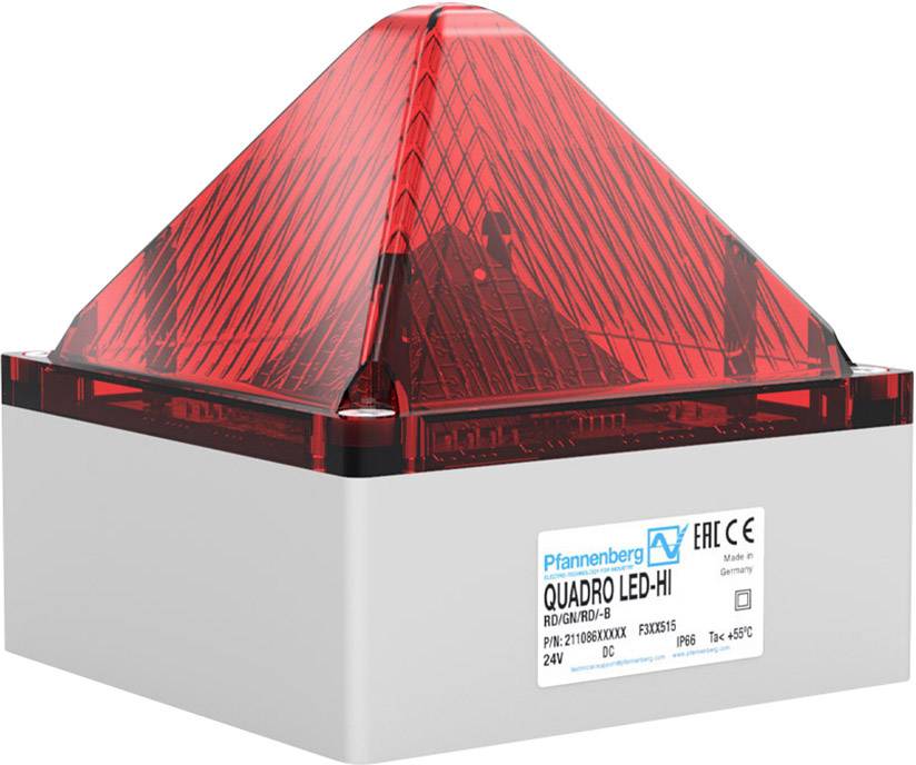 Pfannenberg QUADRO LED HI 90-253 AC RD upozoravajuća signalna lampa crvena