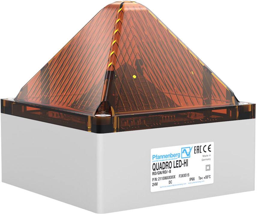 Pfannenberg QUADRO LED HI 90-253 AC AM upozoravajuća signalna lampa narandžasta