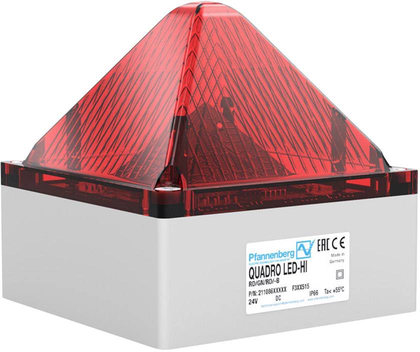 Pfannenberg QUADRO LED HI DC RD upozoravajuća signalna lampa crvena