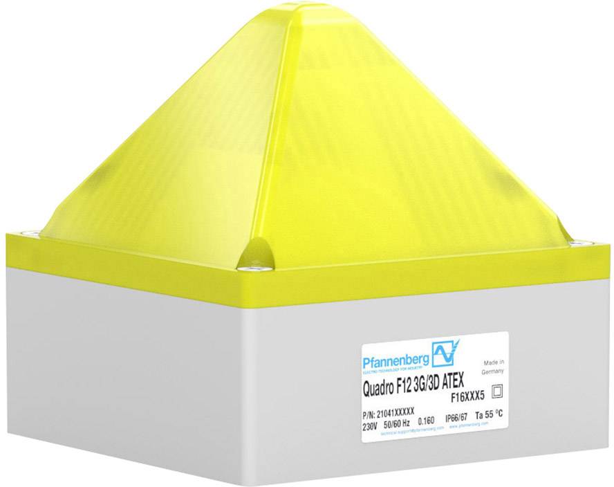Pfannenberg QUADRO F12 -3G/3D 24 DC YE treperava lampica žuta