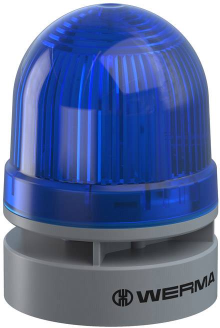 Werma Signaltechnik Mini TwinLIGHT Combi 12VAC/DC BU upozoravajuća signalna lampa plava