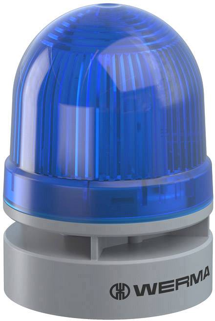 Werma Signaltechnik Mini TwinLIGHT Combi 115-230VAC BU upozoravajuća signalna lampa plava