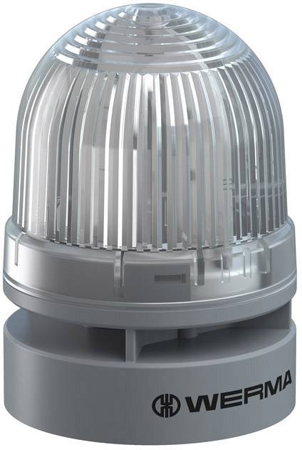 Werma Signaltechnik Mini TwinLIGHT Combi 24VAC/DC CL upozoravajuća signalna lampa providna
