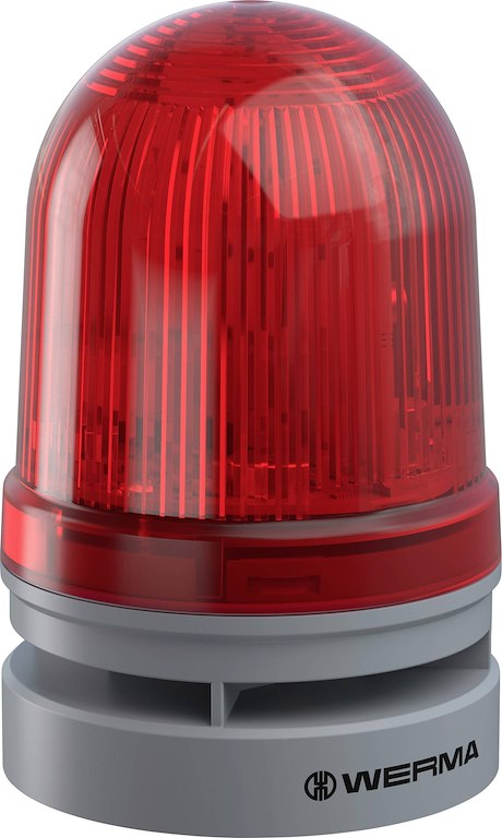 Werma Signaltechnik Midi TwinFLASH Combi 115-230VAC RD upozoravajuća signalna lampa crvena