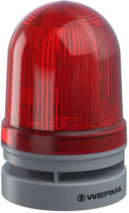 Werma Signaltechnik Midi TwinLIGHT Combi 115-230VAC RD upozoravajuća signalna lampa crvena