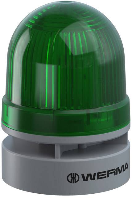 Werma Signaltechnik Mini TwinFLASH Combi 115-230VAC GN upozoravajuća signalna lampa zelena