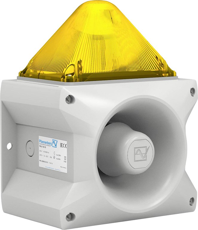 Pfannenberg PA X 10-10 24 DC YE 7035 optičko-akustički generator signala žuta