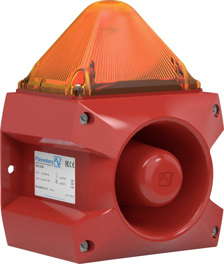 Pfannenberg PA X 5-05 24 DC AM optičko-akustički generator signala narandžasta
