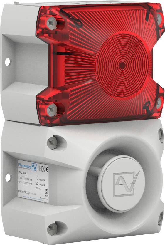 Pfannenberg PA X 1-05 24 DC RD 7035 optičko-akustički generator signala crvena