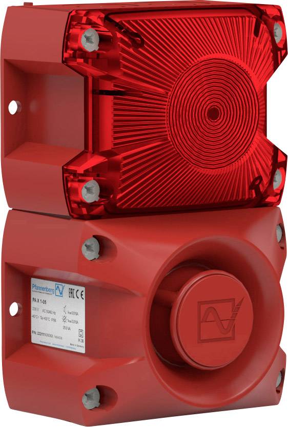 Pfannenberg PA X 1-05 24 DC RD optičko-akustički generator signala crvena