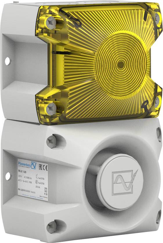 Pfannenberg PA X 1-05 24 DC YE 7035 optičko-akustički generator signala žuta