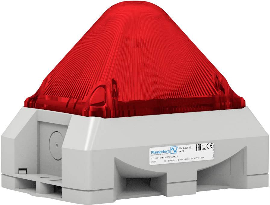 Pfannenberg PY X-MA-10 10-57VDC RD RAL7035 optičko-akustički generator signala crvena