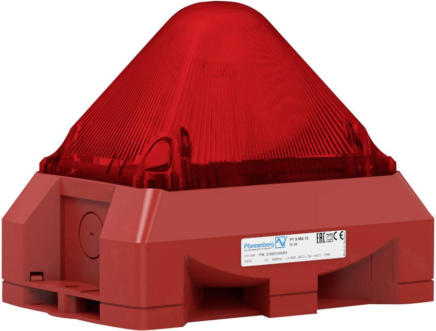 Pfannenberg PY X-MA-10 230V AC RD RAL3000 optičko-akustički generator signala crvena