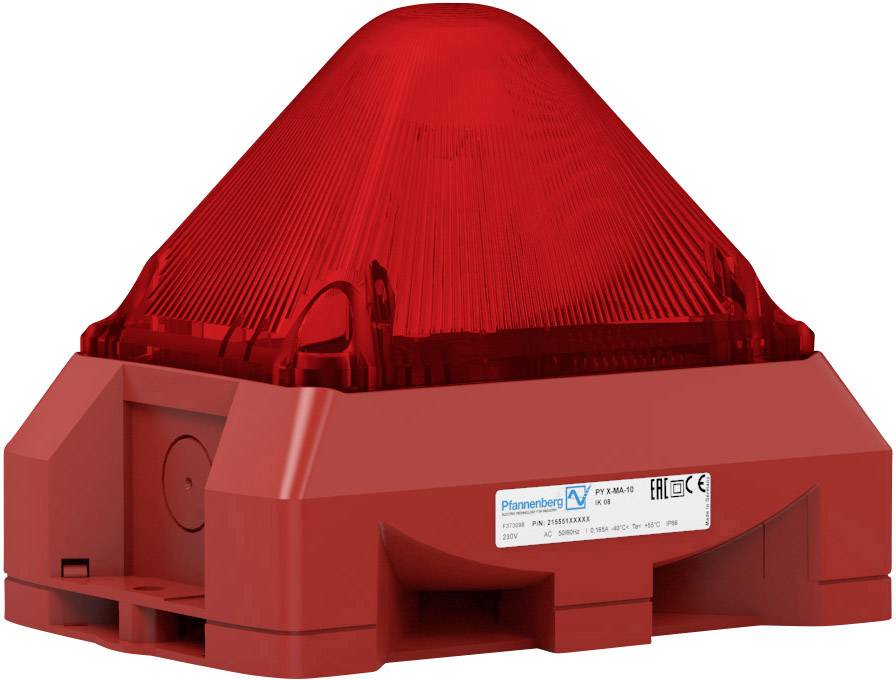 Pfannenberg PY X-MA-05 230V AC RD RAL3000 optičko-akustički generator signala crvena