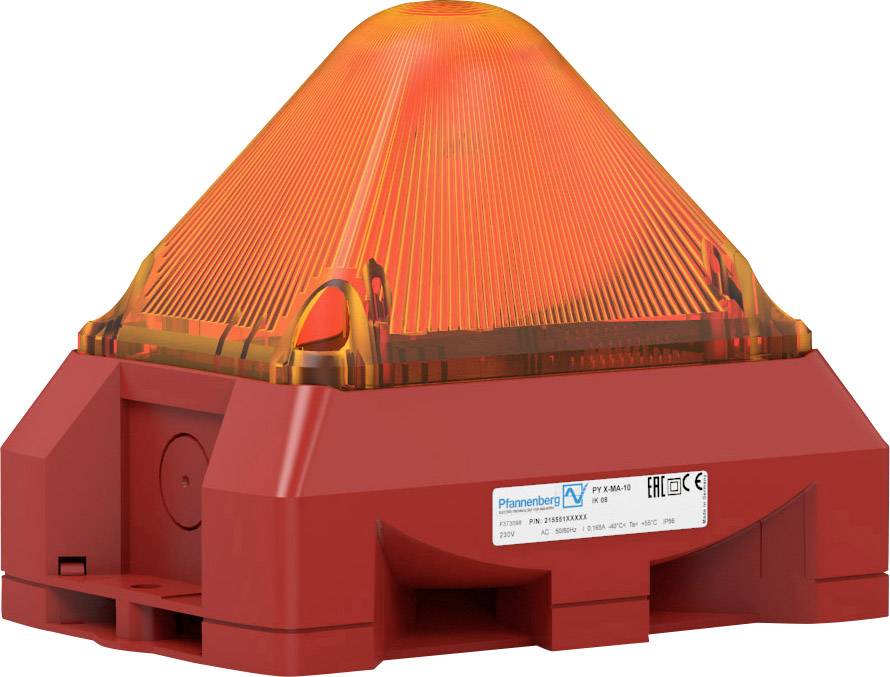 Pfannenberg PY X-MA-05 230V AC AM RAL3000 optičko-akustički generator signala narandžasta